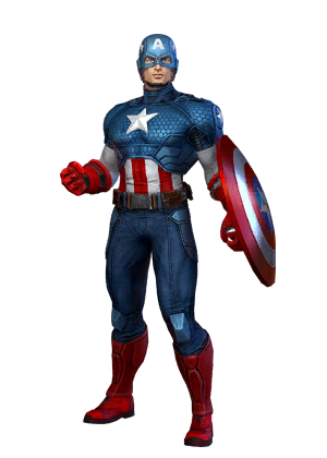 Captain America - Character Token - Marvel Heroes Omega - Item Base